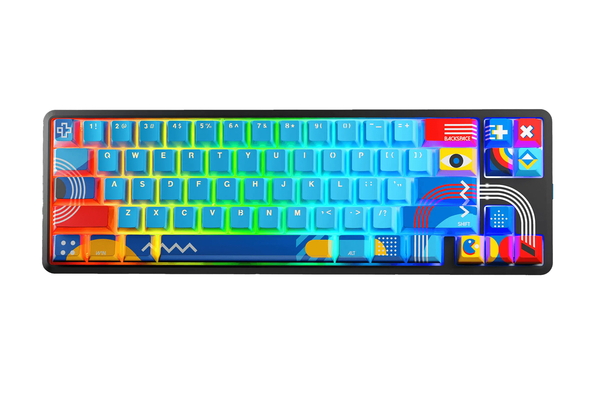 QwertyKey65 Metrikus Hotswap RGB Mechanikus Gaming Billentyűzet